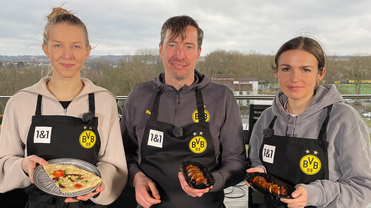 BVB-TV | Dennis grillt – Currywurst und Flammkuchen mit Luisa und Lena