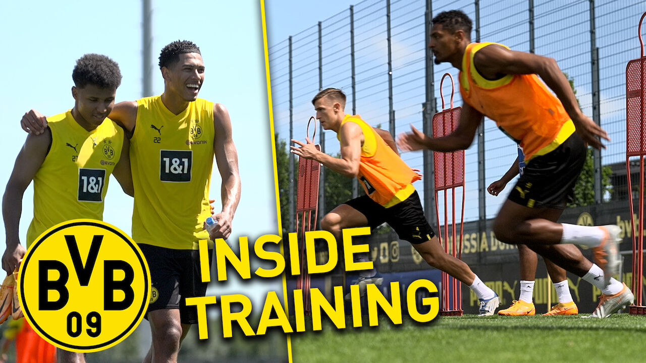 BVB-TV | Intensive session for Bellingham, Schlotterbeck & Co! | Inside Training