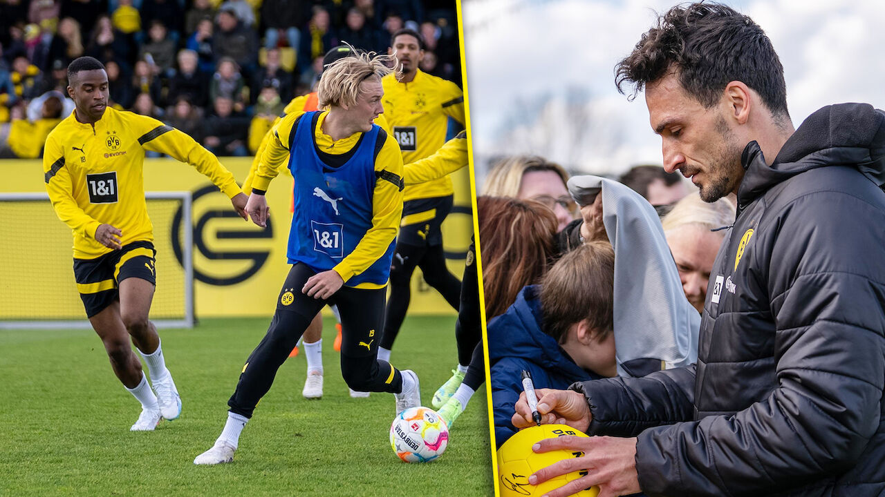BVB-TV | Öffentliche Einheit vor Stuttgart | Inside Training