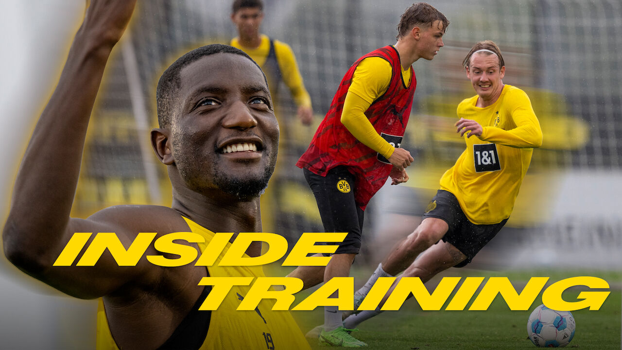 BVB-TV | Guirassy mischt mit | Inside Training