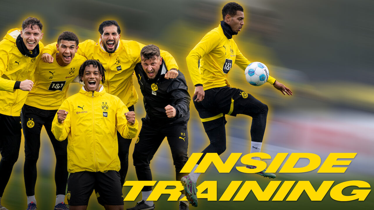 BVB-TV | Vielsprachige Gesangseinlage & intensives Kleinfeldturnier| Inside Training